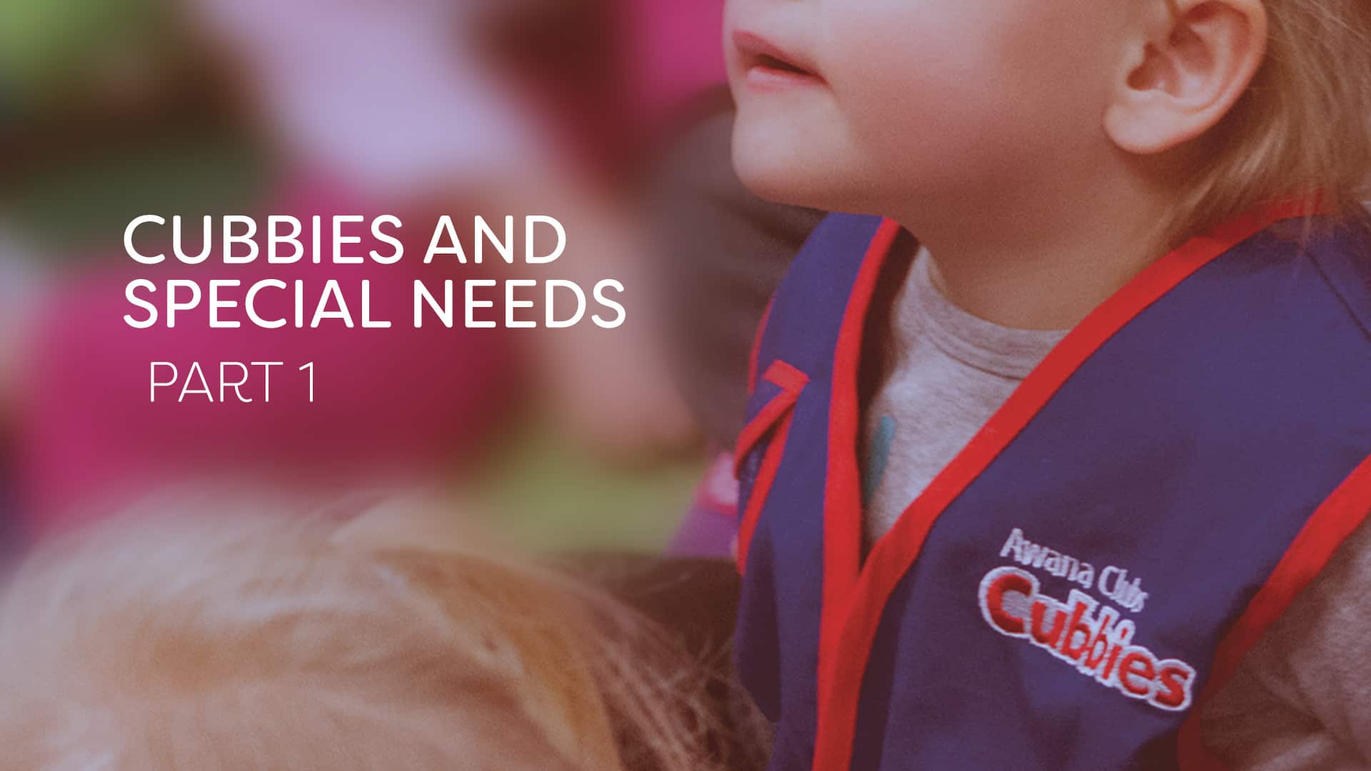 Series: Cubbies and Special Needs – Part 1 – Awana