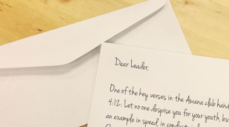 Dear Leader - Thoughts from a Teen – Awana